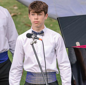 Jack Trubshaw with Opera North - Huanui College