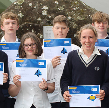 University of Otago Junior Mathematics Competition Winners - Huanui College